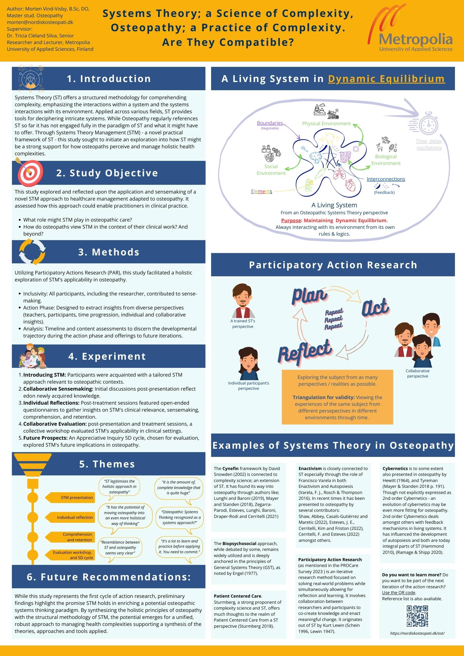 Poster Presentation London 2023 | Osteopat - Nordisk Osteopati